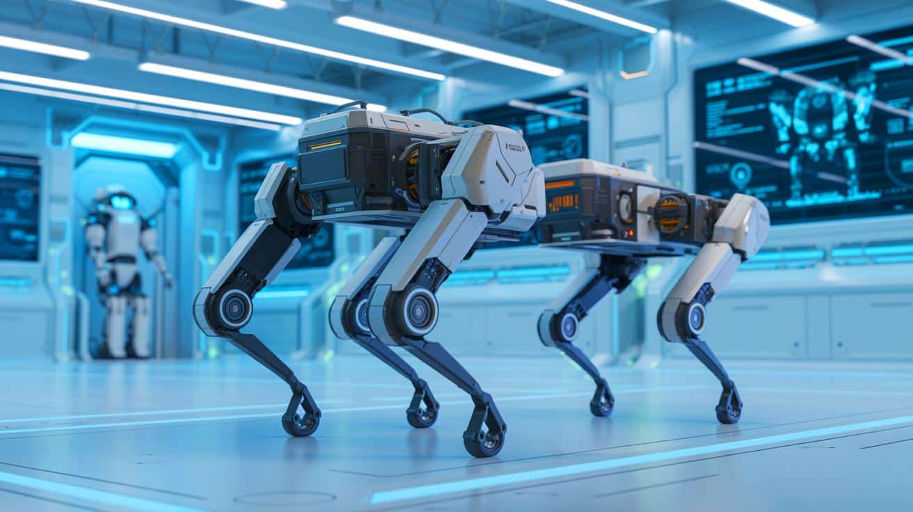 Le robot modulaire D1 se métamorphose : de quadrupède à deux bipèdes ...